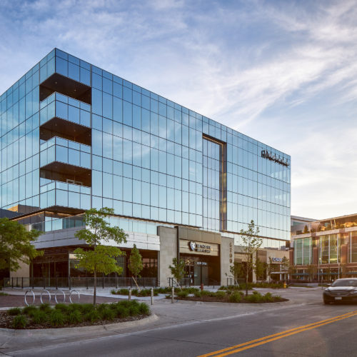 Right at Home Mixed-Use Office Building - Holland Basham Architects